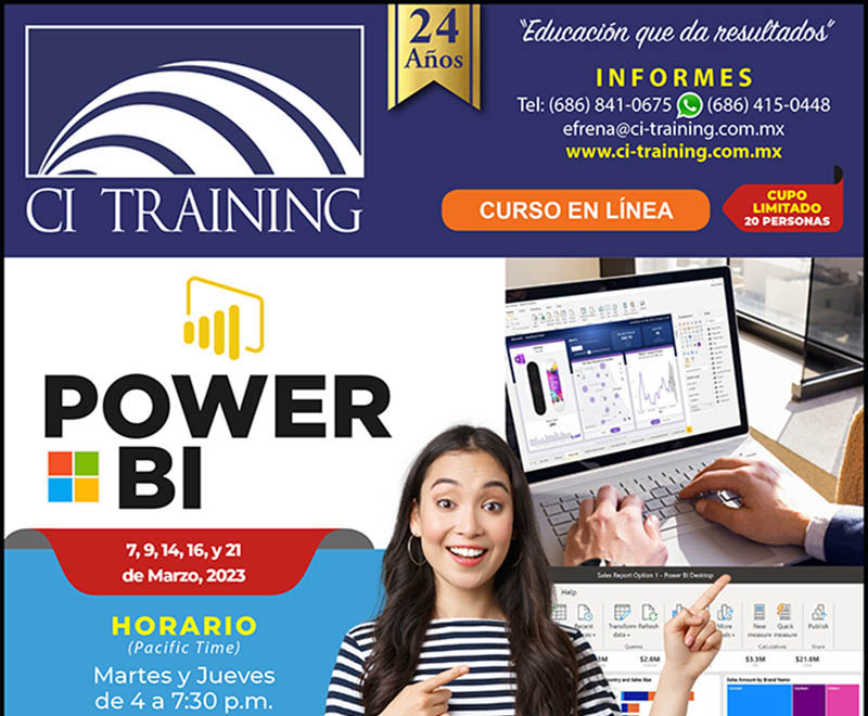 CI TRAINING Curso Power BI, inicia 7 de Marzo Online - Cuposon