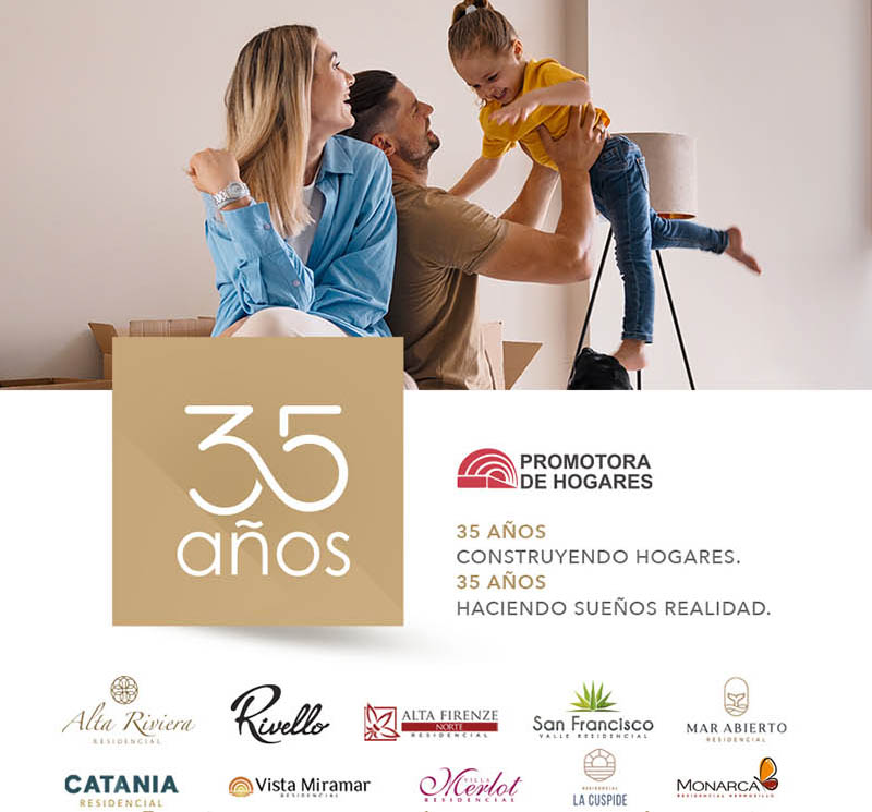 Promotora de Hogares CUMPLIMOS 35 AÑOS CONSTRUYENDO HOGARES - Cuposon