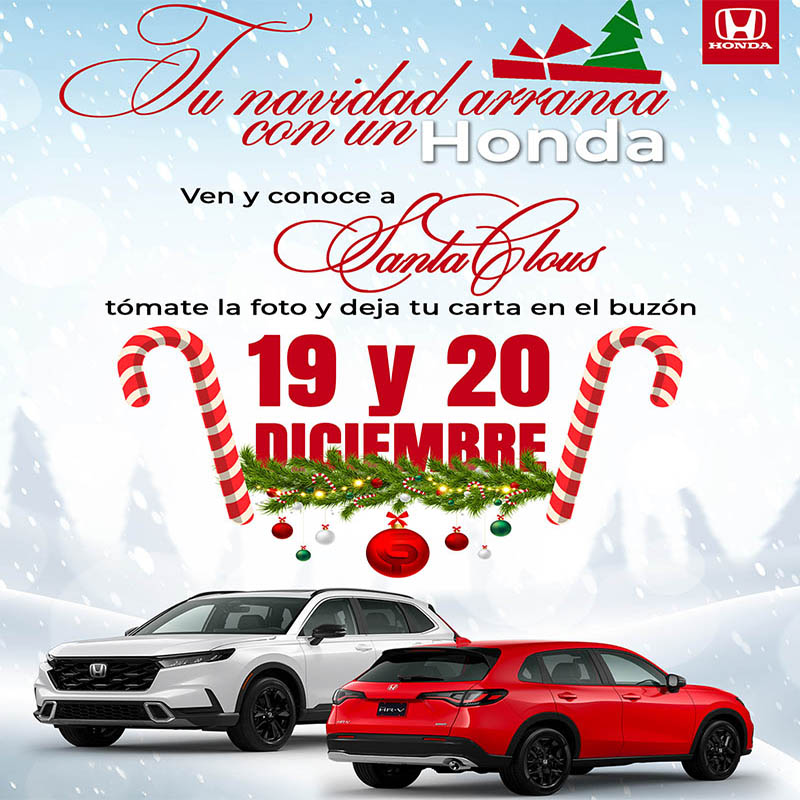Honda Premium Sonora 🎅 ¡Esta Navidad Vive la Magia con Honda y Santa ...